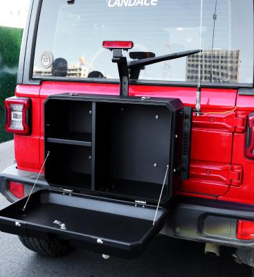 中国 Jeep Wrangler JL JK 2018-2018 テイルゲート 簡単に設置するための外壁収納箱 販売のため