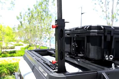 Cina Alumini 323X78X86mm resistente alla ruggine supporto di palo di bandiera per Jeep multifunzionale in vendita