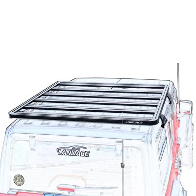 Cina 2000*1425*55mm Rack per il tetto in lega di alluminio nero per prestazioni durature Wrangler in vendita