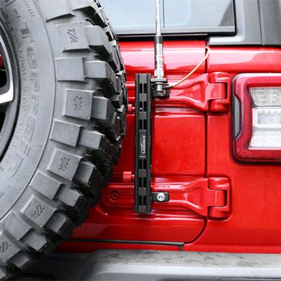 Cina Portante per palo di bandiera in lega di alluminio e supporto per filo radio per Jeep Wrangler JL Gladiator in vendita