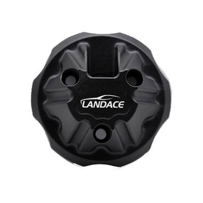 Cina 74*74*30mm Leggio di alluminio nero Antenna base copertura primaria per Jeep Wrangler JL JK in vendita