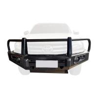 China Toyota Hilux Front Bumper Bracket Black Cold Rolled Steel 3-5mm Thickness Powder Coated for sale