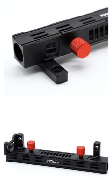 China 323X78X86mm Hard geanodiseerd staartpoort vlaggenstangbeugel voor Jeep Wrangler multifunctie Te koop
