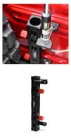 China Hard Anodized Tail Gate Flagpole Bracket 323x78x86mm for Jeep Wrangler Multi-Function for sale