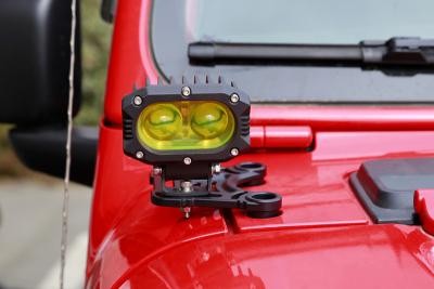 Cina Legatura di alluminio nero luce a LED per guida un supporto di montaggio per pilastro per Wrangler JL JK in vendita