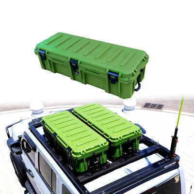 Cina Organizzare e proteggere gli attrezzi con questa scatola di stoccaggio sul tetto di un'auto pesante montata su un cremagliero sul tetto in vendita