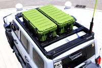 China LLDPE Roto-Molded Roof Rack Tool Box 110L Heavy Duty Storage for Camping for sale