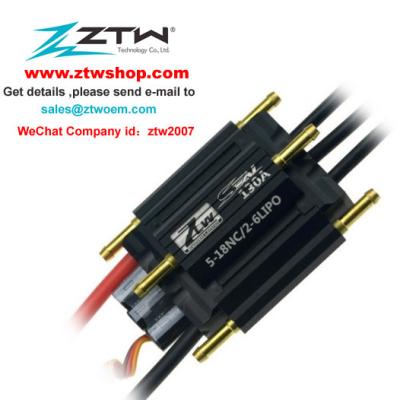 China ZTW Seal 130A Boat ESC with 3A SBEC for RC boat for sale