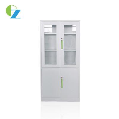China Hot sale Office Modern Glass and Steel Doors Cupboard with 0.5 mm thickness for sale