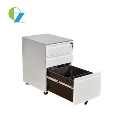 China Hot selling office furniture 3 drawer vertical file cabinet mobile pedestal for sale