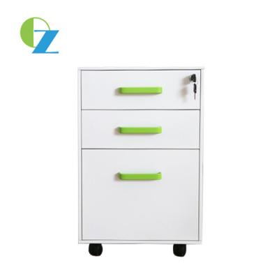China Wholesale factory direct 3 drawer metal movable cabinet for sale