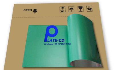 China grüne/blaue Ende-CTCP Platte Aluminium-UVstärke ctp-Platte 0.15-0.3mm for sale