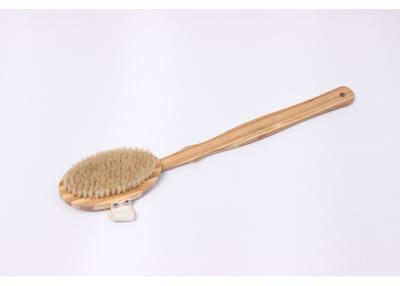 China Removable Head Long Handle Bamboo Body Brush Eco-Friendly With Bamboo body for sale