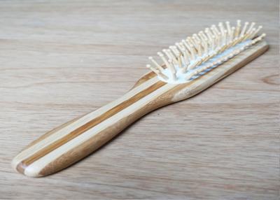 China Natural Bamboo Handmade Scalp Massage Paddle  Hair Brush; Bamboo Hair Brush for sale