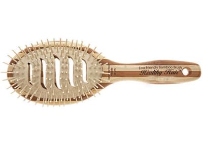 China 100% Natural Mini Organic Bamboo  Hair Brush ; Scalp Massage Hair brush for sale