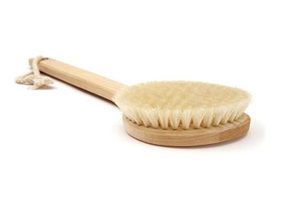 China 100% Body Benefits Bristle Bath Brush , Exfoliate Back Scrubber Brush for sale