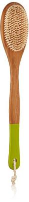 China Ecotools Boar Bristle Body Brush Dry Brushing , Gentle Exfoliator for sale
