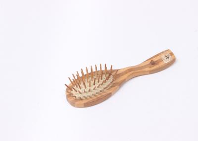 China Natural Bamboo Bristle Hair Brush Anti Static For Scalp Massage , OEM ODM Service for sale