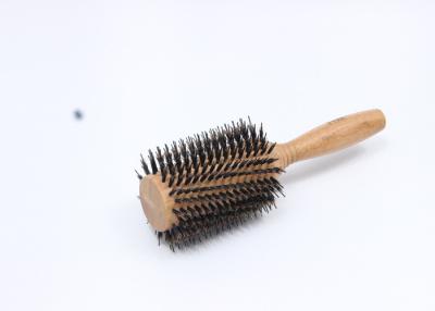 China Round Barrel Curly Hair Brush Handheld , Natural Personalized Hair Brush for sale