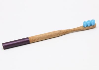 China Biodegradable Natural Bamboo Toothbrush With Soft Plain Bristles , Eco Friendly for sale