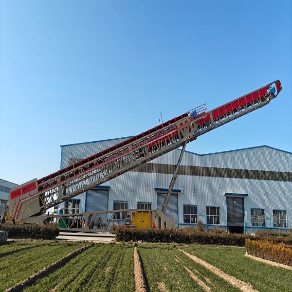Ship Loader Telescopic Belt Conveyor for Coal Mining and Bulk Material Handling