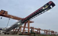 Quality Crawler Mobile Ship Loader Conveyor for Bulk Material Transfer at Port Terminals for sale