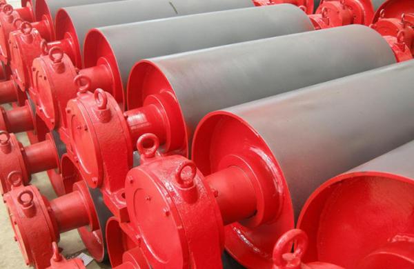Quality OEM Belt Conveyor Accessories Drive Pulley In Mining Cement Steel And Port for sale