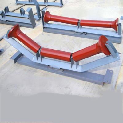 Cina Convogliatore idler autoallineante bracket support frame in acciaio per sistemi di cintura in vendita