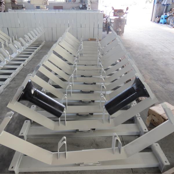 Quality Self Aligning Conveyor Idler Bracket Steel Support Frame For Belt Systems for sale