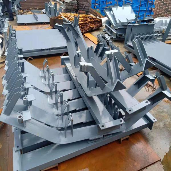 Quality Self Aligning Conveyor Idler Bracket Steel Support Frame For Belt Systems for sale