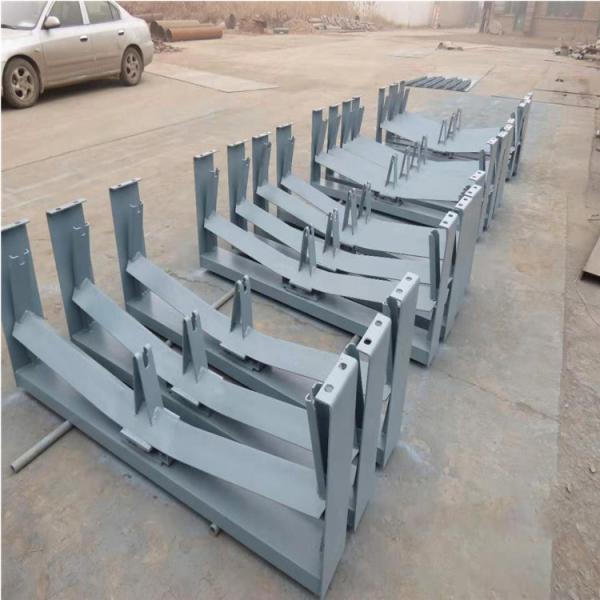 Quality Self Aligning Conveyor Idler Bracket Steel Support Frame For Belt Systems for sale
