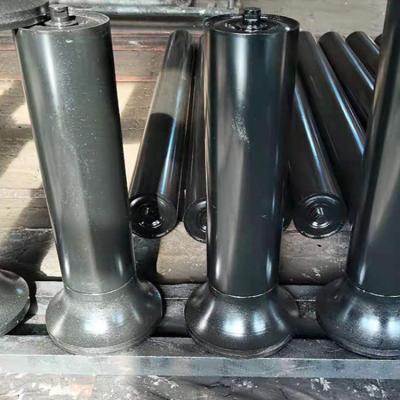 China Mining And Cement Belt Conveyor Accessories Friction Self Aligning Roller Customizable for sale