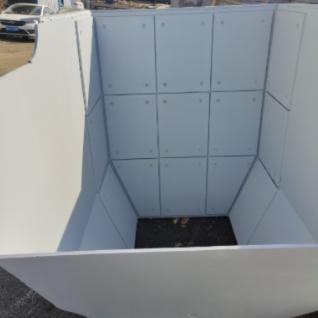 Quality Mobile Bulk Material Handling Hopper With Dust Control For Ports Mining And for sale