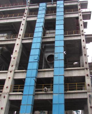 China Chain Bucket Elevator Robust Vertical Conveying Solution For Abrasive Materials for sale