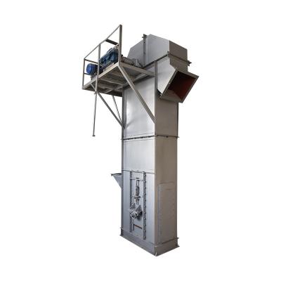China Carbon Steel Vertical Bucket Elevator High Efficiency Material Handling Solution for sale