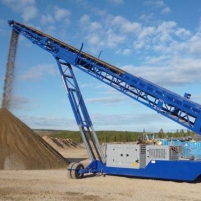 China Crawler Stacker Conveyor  Tracked Mobile Stacking Conveyor for Quarry & Mining for sale