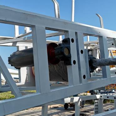 China Mobile Crawler Ship Loader Conveyor For Bulk Material Port Loading Unloading Conveyor for sale