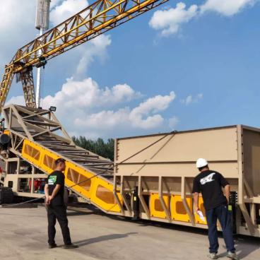 중국 선박 로더 석탄 광산 및 대용품 취급용 망원경 벨트 컨베이어 판매용