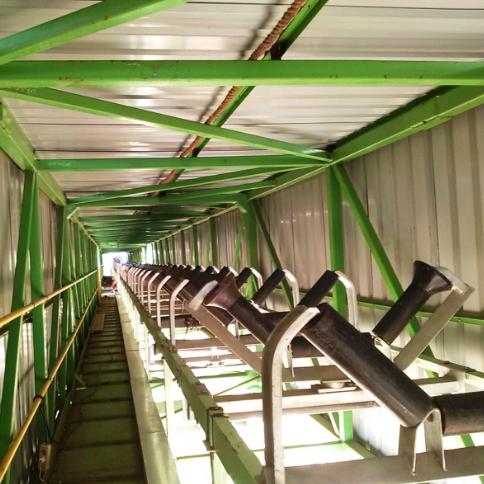 Quality Coal Belt Conveyors for OKI Pulp & Paper Power Plant, Indonesia for sale