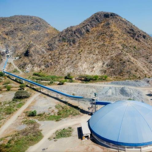 Quality Belt Conveyors for Cement Plant Production Line – Elephant King Cement 2,500 t/h Project, Myanmar for sale