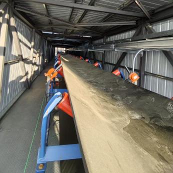 Quality 1.6 km Phosphate Ore Belt Conveyor System | 41-Unit DTⅡ Type High-Capacity Line for sale