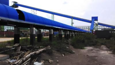 China Transportadores de cinta de carbón para la pulpa de oki y la planta de energía de papel, Indonesia en venta