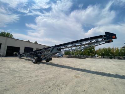 China Portable Mobile Stacker Conveyor for Sand, Gravel & Bulk Material Handling for sale