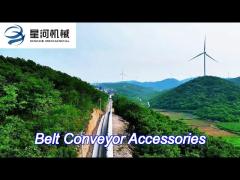 Self Cleaning Spiral Return Roller Belt Conveyor Components For Bulk Handling
