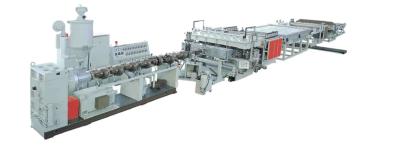 China Company next to Shanghai PC PP PE hollow sheet extrusion line machine for sale