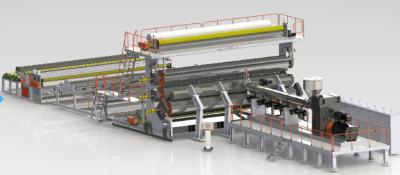 China New condition GWS130  GWS150  GWS200     HDPE geomembrane extrusion line machine for sale