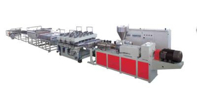 China high technical Chinese famous brand Suzhou Gwell quality Gwell GWP130/21    PVC skinning foaming board extrusion line for sale