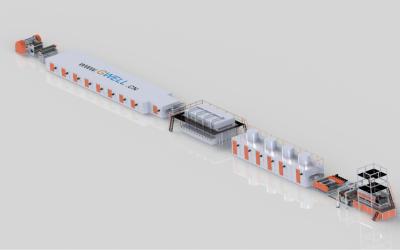 China high technical hot sale custom logo Chinese famous brand Suzhou Gwell  Lithium battery wet method extrusion line for sale