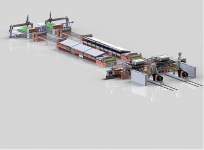 China high durable hot sale custom logo Chinese famous brand Gwell  SPC Plastic Composite Floor Extrusion Line for sale