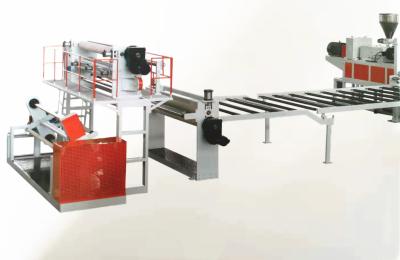 China Different width customized Layer Three Layers,GWC65/132-GWC80 PVC Wide Floor Leather, Waterproof Rolls Extrusion Line for sale